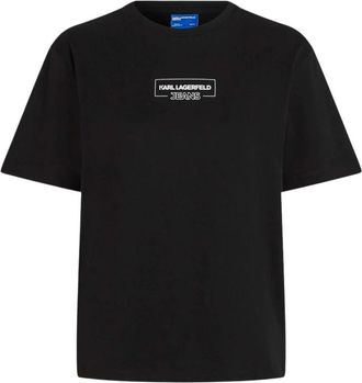 Karl Lagerfeld Damen, Oberteile, Schwarzk, MGröße