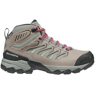 Scarpa W Moraine Mid GTX Beige - Gore-Tex Vielseitiger funktioneller Damen Gore-Tex Wanderschuh, Gr&ouml;&szlig;e EU 38.5 - Farb