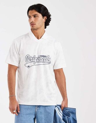 adidas Originals Maillot en jacquard de jersey - Blanc