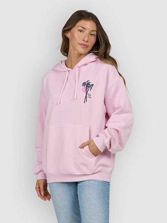 Salty Crew Geo Palm Sweat &agrave; capuche rose
