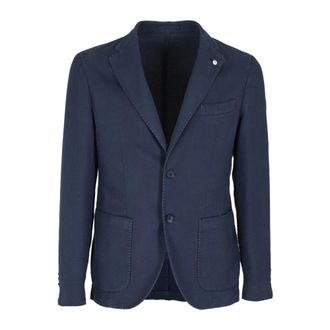 L.B.M. 1911 Ramie Lyoc Operata Casual Hemd - - Jackets - Herren - Blau - 2XL