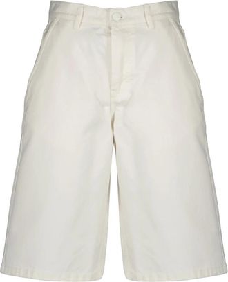 Ami Homme, Shorts, Blanc, Taille: W30 Loose Bermuda Shorts