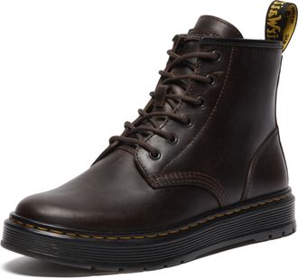 Dr. Martens Herren Brookline Chukka Dark Brown Crazy Horse Platform, braun, 45 EU