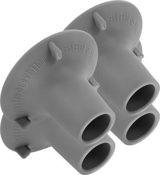 SOLUSTRE 4 St&uuml;ck rutschfeste TPR Gummif&uuml;&szlig;e f&uuml;r Duschst&uuml;hle, wasserdichte Stuhlfu&szlig;abdeckungen mit Saugn&auml;pfen, kompatibel f&uuml;r Erwachsene Badezimmerstuhl Ersatz