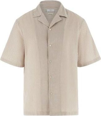 Guess Chemise ray&eacute;e &agrave; manches courtes en coton