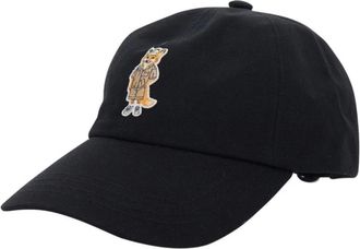 Maison Kitsun&eacute; Homme, Accessoires, Noir, Taille: M Casquette Dressed Fox