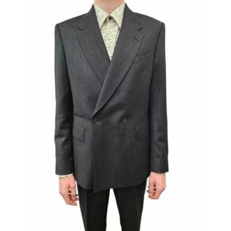 Paul Smith Homme, Vestes, Gris, Taille: XL Veste crois&eacute;e &agrave; 1 bouton