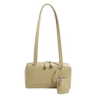 Generic Sac &agrave; bandouli&egrave;re polyvalent en cuir synth&eacute;tique pour femme, pour le travail, le shopping, les voyages, le quotidien, abricot, 350.00x100.00x260.00mm