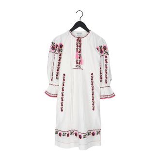 Antik Batik Milda Dress - - Blouses & Shirts - Damen - Wei&szlig; - XS