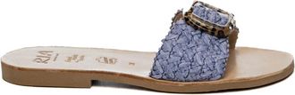 Ria Menorca 40334 Raphia - - Shoes - Damen - Blau - 37 EU