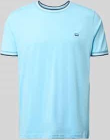 Christian Berg T-Shirt mit Kontraststreifen und Rundhalsausschnitt