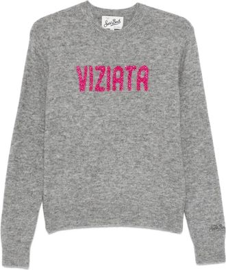 MC2 Saint Barth crystal-embellishment sweater - Grau