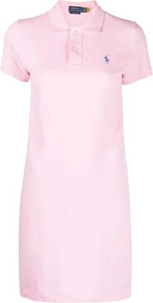 Polo Ralph Lauren Femme, Robes, Rose, Taille: 36 FR Robe Rose Polo Pony &Eacute;l&eacute;gante &Eacute;cologique