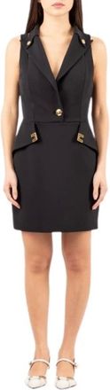 Elisabetta Franchi Femme, Robes, Noir, Taille: 38 FR Mini-robe
