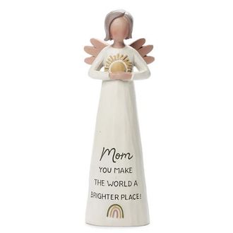 Blossom Bucket Mom Bright Blessings Engel Muttertagsfigur, 12,7 cm hoch, Kunstharz