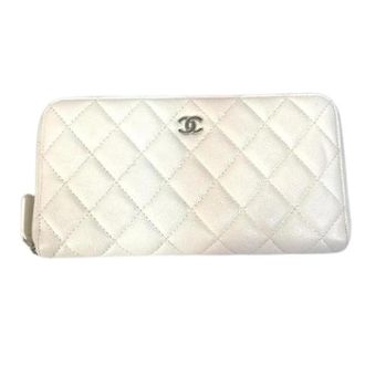 Chanel Pre-owned Long wallet (bi-fold) - - Pre-owned - Damen - Wei&szlig; - ONE SIZE