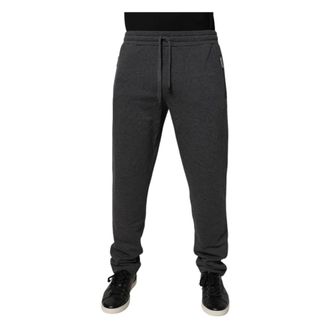 Dolce & Gabbana Baumwoll-Jogginghose - - Trousers - Herren - Grau - XS