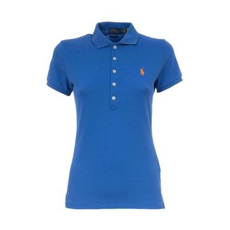 Polo Ralph Lauren Polo Classique en Coton - Femme - Tops - Bleu - Taille: 38 FR