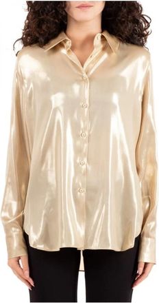 Hanita Femme, Blouses et Chemises, Beige, Taille: 42 FR Camicia