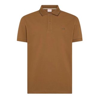 Sun 68 Polo Shirt - - Tops - Herren - Braun - 3XL