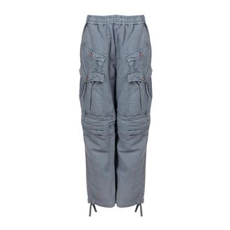 Diesel Pantalon - Femme - Pantalons - Bleu - Taille: 38 FR