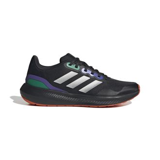 adidas Herren Runfalcon 3.0 TR Laufschuhe, Core Black/Silver Metallic/Purple Rush, 43 1/3 EU