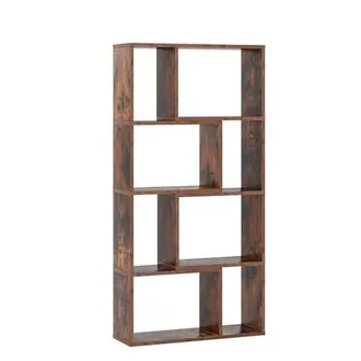 Giantex Biblioth&egrave;que &agrave; 8 compartiments, s&eacute;parateur de pi&egrave;ce, 60 x 20 x 120 cm, &eacute;tag&egrave;re sur pied en bois avec 2 dispositifs de protection anti-basculement, &eacute;ta