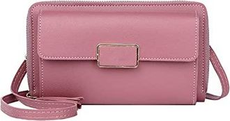 Generic Fashion Ladies Small Square Bag Messenger Bag Mobile Phone Bag Fashion Wallets For Men Fashion, rouge past&egrave;que, Taille unique