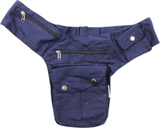 Freak Scene Premium G&uuml;rteltasche - Buddy - blau - silberfarben - Bauchtasche - H&uuml;fttasche