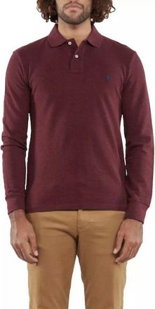 Polo Ralph Lauren Langarm-Poloshirt Herren Hemd Slim-Fit Weich, atmungsaktiv und angenehm auf der Haut