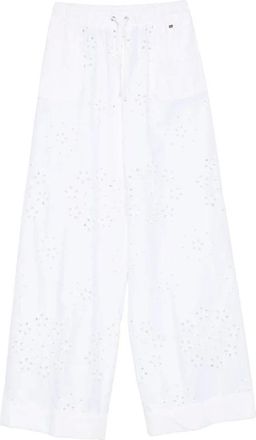 Herno Femme, Pantalons, Blanc, Taille: 38 FR Wide Pantalons