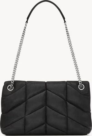 Saint Laurent Unisex Sac Sl H26 Noir Argent