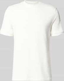 Guess T-Shirt mit Strukturmuster und Rundhalsausschnitt