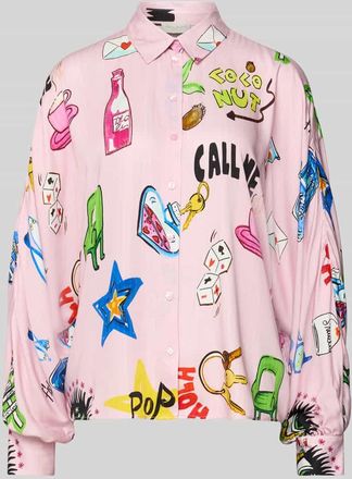 Milano Hemdbluse mit Knopfleiste