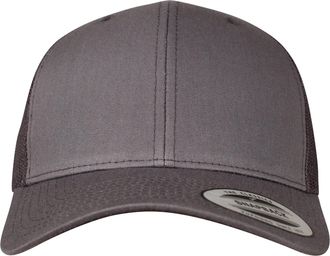 Flexfit Unisex Retro Trucker Cap, Klassische Trucker Cap mit Mesh-R&uuml;ckseite, one Size, Darkgrey