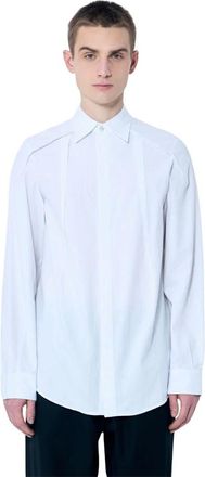 Kiko Kostadinov Kiko Kostadinov, Homme, Chemises, Blanc, Taille: M Chemise l&eacute;g&egrave;re en coton &agrave; boutons