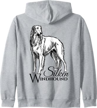 Creativemotions Windhund aus Seide Kapuzenjacke