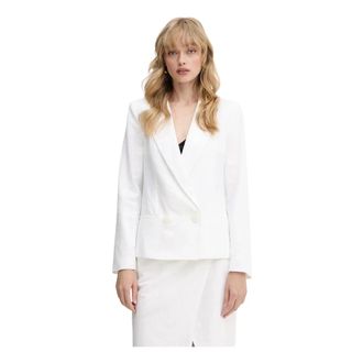 A|X Armani Exchange Zweireihiger Blazer - - Jackets - Damen - Wei&szlig; - M