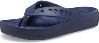 Crocs Femme Baya Platform Flip Tongs, Navy, 42/43 EU