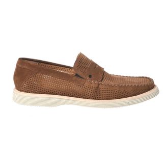 Baldinini Perforated Suede Loafer - - Shoes - Herren - Braun - 40 EU