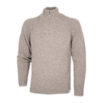 Paul & Shark High Neck Half Zip Pullover - - Knitwear - Herren - Beige - M