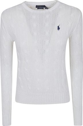 Polo Ralph Lauren Femme, Pulls, Blanc, Taille: 42 FR Julianna Long Sleeve Pullover