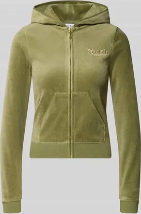 Juicy Couture Sweatjacke mit K&auml;ngurutasche Modell REBELLE ROBYN