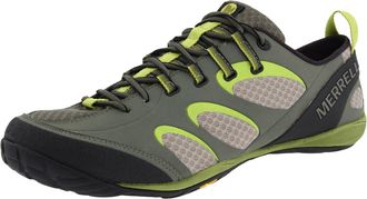 Merrell True Glove, Herren Sportschuhe - Wandern, Grün (Dusty olive/amazon), 43 EU
