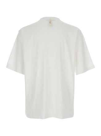 Jacquemus Mens T-Shirt Round Neck White Cotton T-Shirts And Polos