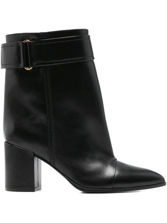 Lella Baldi bottines à détails de boucles - Noir