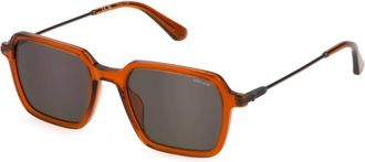 Police Octane 7 Sonnenbrillen Brown Orange/Smoke - - Accessories - unisex - Orange - 52 MM
