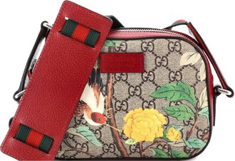 Gucci Camera Shoulder Bag Tian Print GG Coated Canvas Mini crossbody bag - Mehrfarbig