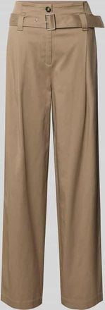 Marc O'Polo Regular Fit Weite Hose mit integriertem G&uuml;rtel