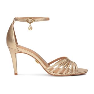 Kazar Goldene Sandalen mit vollem Absatz - - Shoes - Damen - Gelb - 39 EU